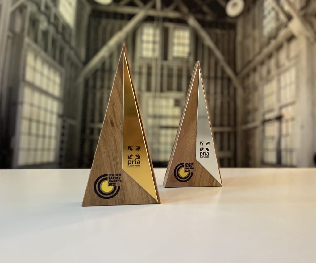 Primary celebrates two PRIA Golden Target awards | Primary Comms Group