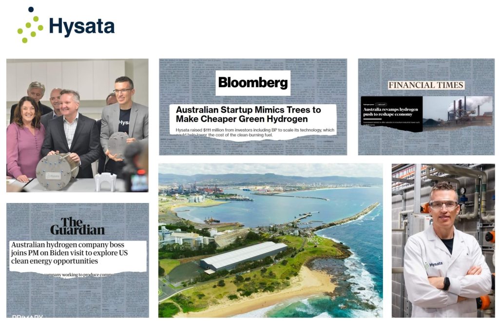 Hysata | Primary Comms Group